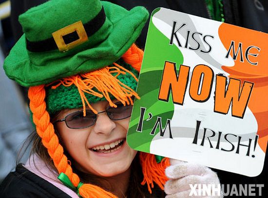 Desfile de St. Patrick's Day celebrado en Nueva York_Spanish.china.org.cn