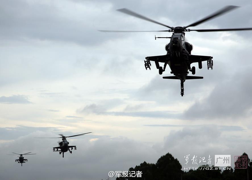 Z-10 attack helicopters in training- China.org.cn