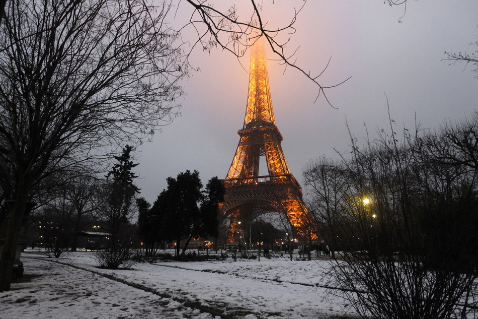 Paris sous la neige