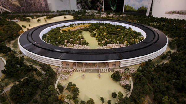Les plans du futur siège d'Apple en forme de soucoupe volante