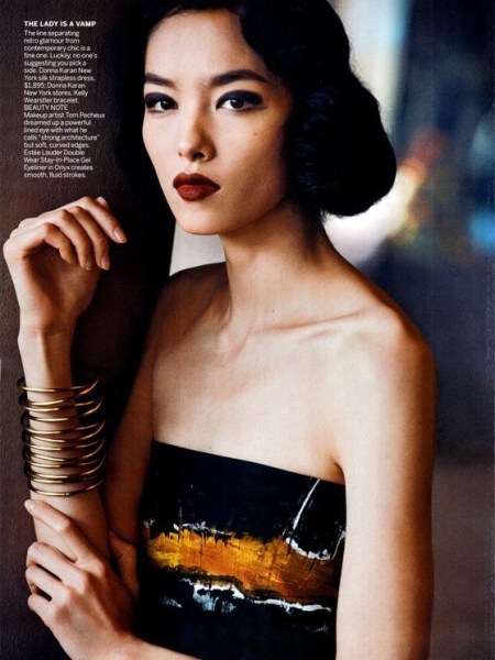 Sun Feifei pose pour Vogue US