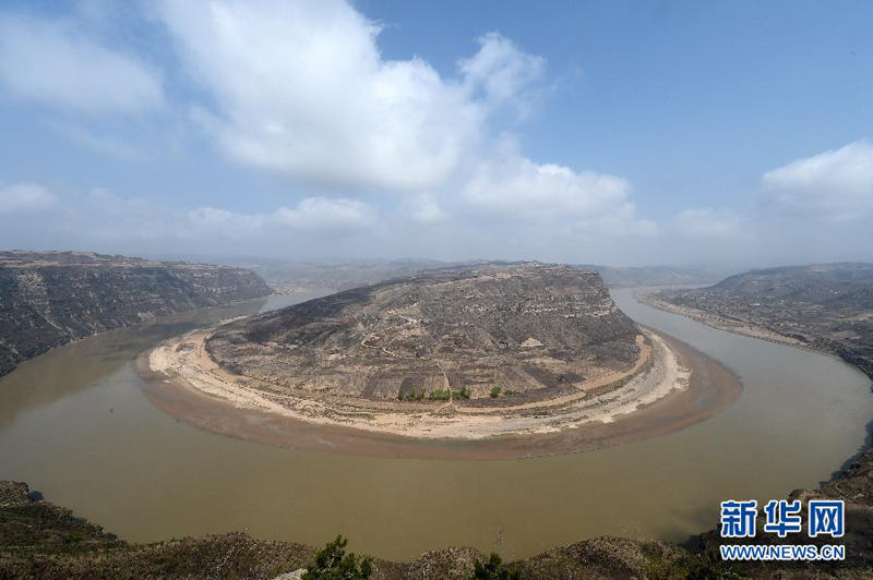 Les méandres de Qiankun sur le fleuve Jaune