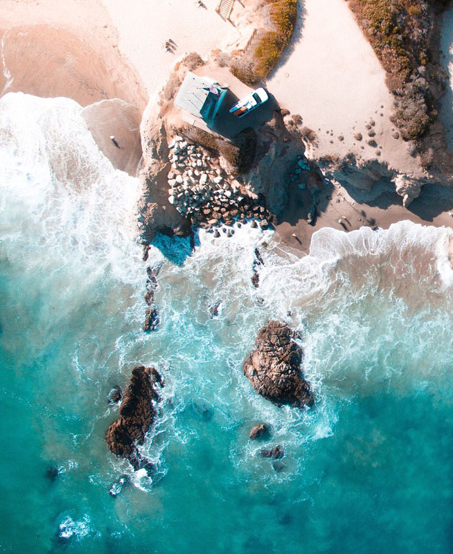 Un photographe australien immortalise la beauté de la mer avec un drone