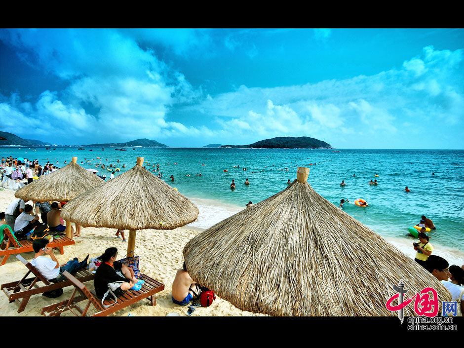 Traumhafter Sandstrand von Dadonghai in Sanya - China.org.cn