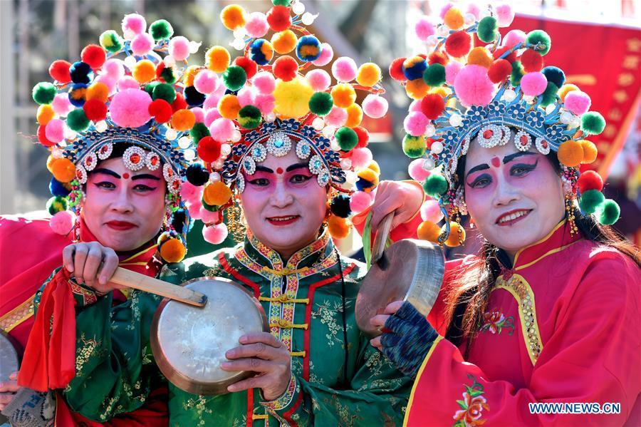 Im Badachu-Park wird für das Frühlingsfest geprobt_China.org.cn
