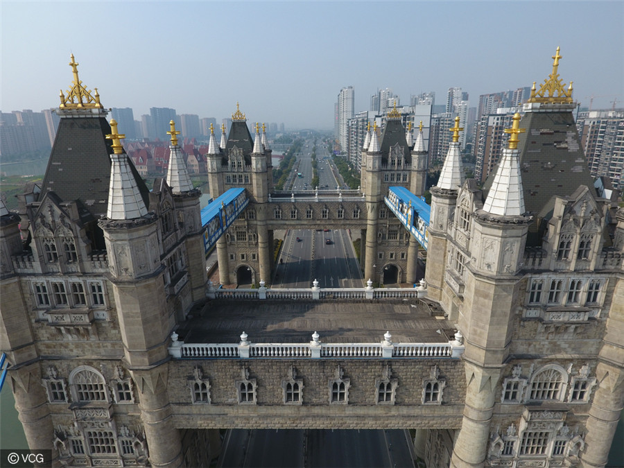 Chinesische Stadt baut Replik der Londoner Tower Bridge_China.org.cn