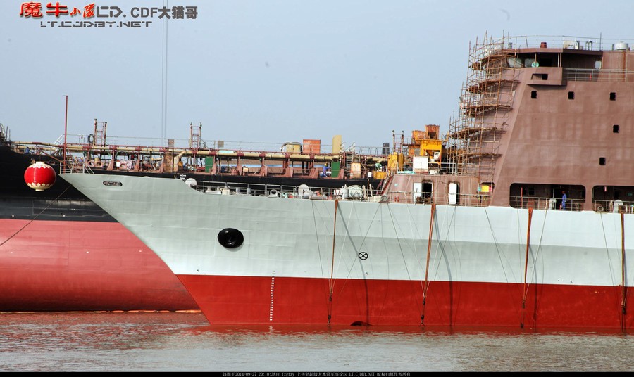 中国国産の新型遠洋補給艦が進水_中国網_日本語