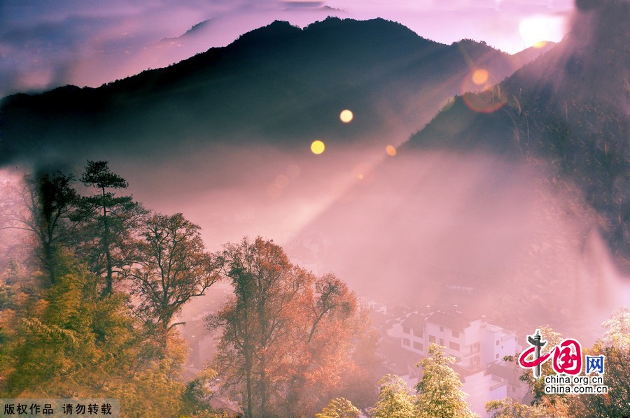 Paisaje poético de la aldea Changxi de Wuyuan_Spanish.china.org.cn