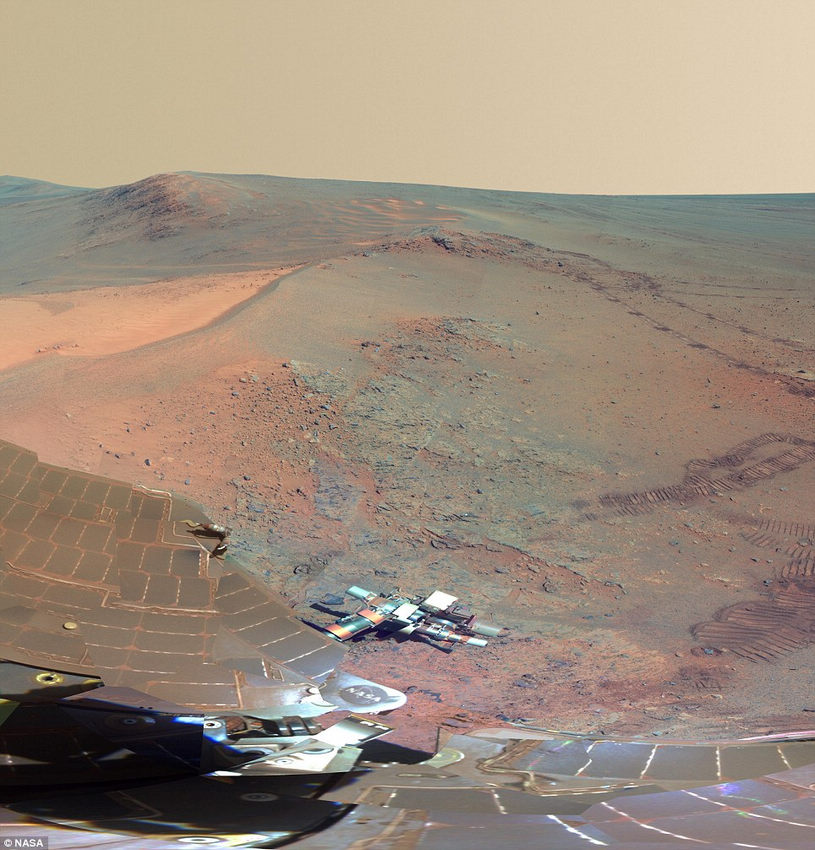 NASA anunció la superficie del Marte en HD panorama_Spanish.china.org.cn