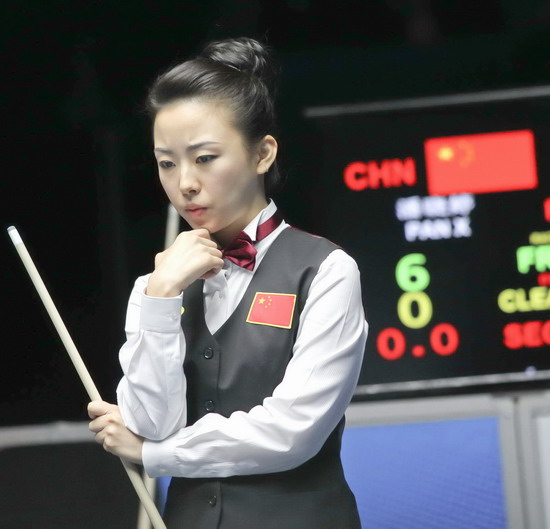 Pan Xiaoting, la jugadora china más guapa de billar_Spanish.china.org ...