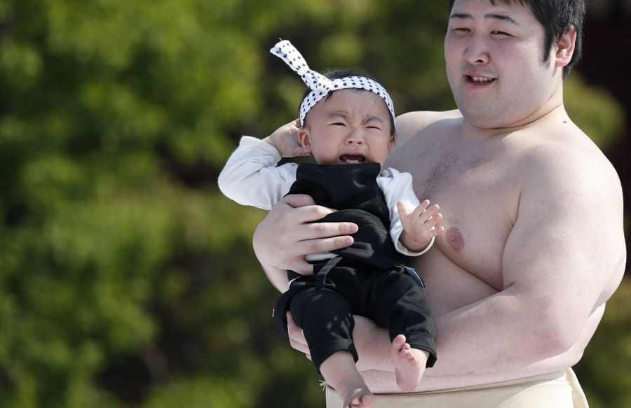 Concurso insólito de Japón en que gana el bebé más asustado por ...