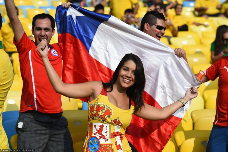 Las aficionadas más calientes del Mundial Brasil_Spanish.china.org.cn ...