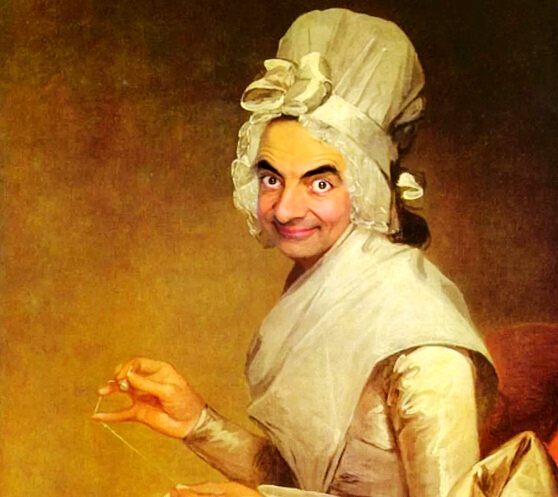 Pinturas clásicas de la historia con el rostro de Mr.Bean_Spanish.china ...