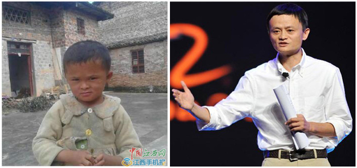 Clon de Jack Ma cuando era pequeño recibirá ayuda hasta que termine la ...