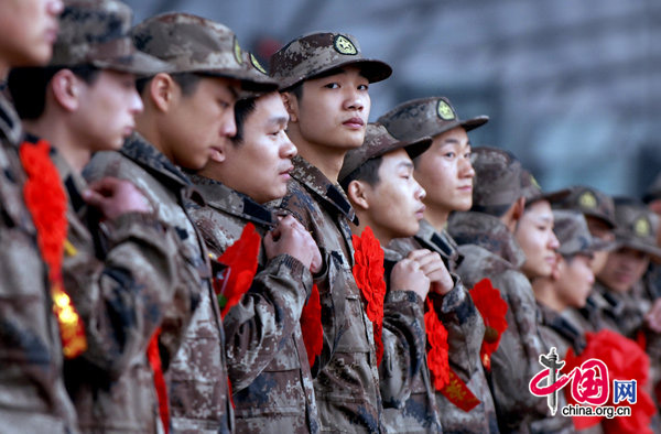 Recruits start military service - China.org.cn