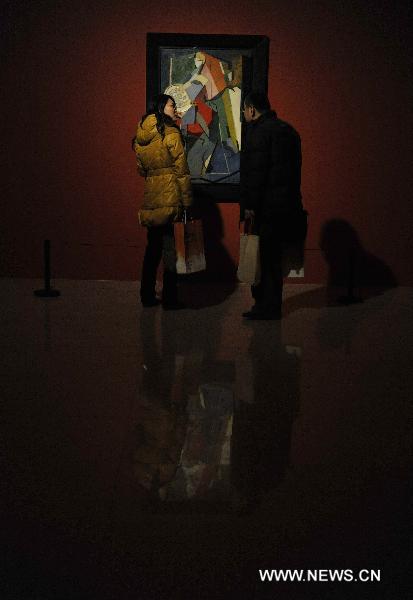 Cubist paintings collected by Telefonica exhibited - China.org.cn