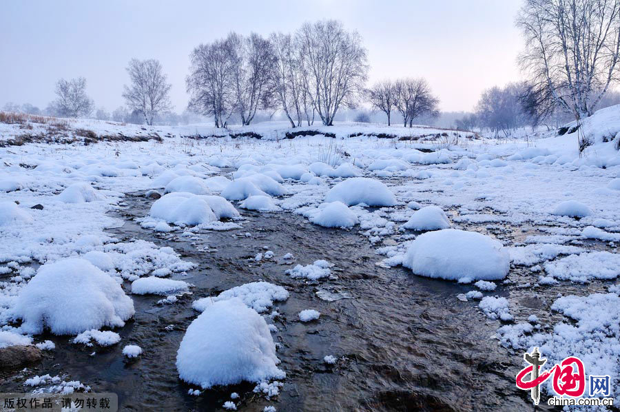 Picturesque scenery of Bashang in winter - China.org.cn