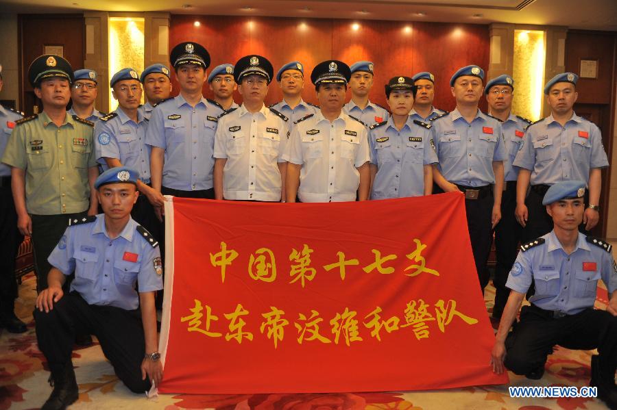 China's policemen embark on UN peacekeeping mission in East Timor ...