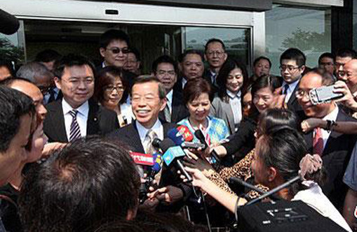 Frank Hsieh Changting starts trip on mainland - China.org.cn