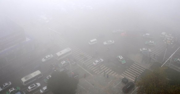 Heavy fog hits southern China - China.org.cn