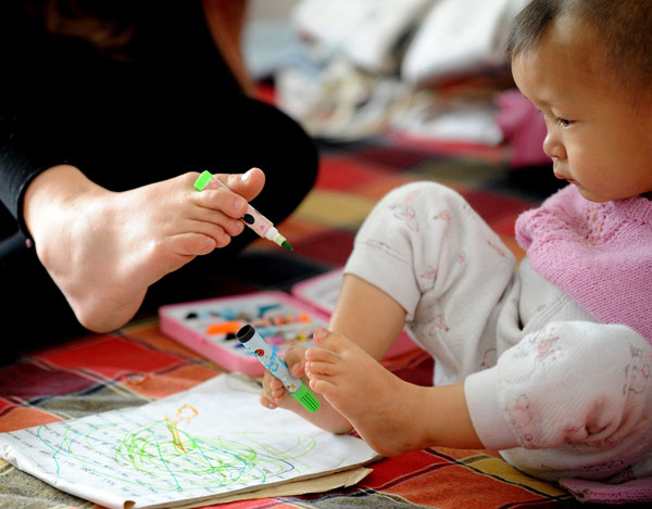 Armless but not defeated- China.org.cn