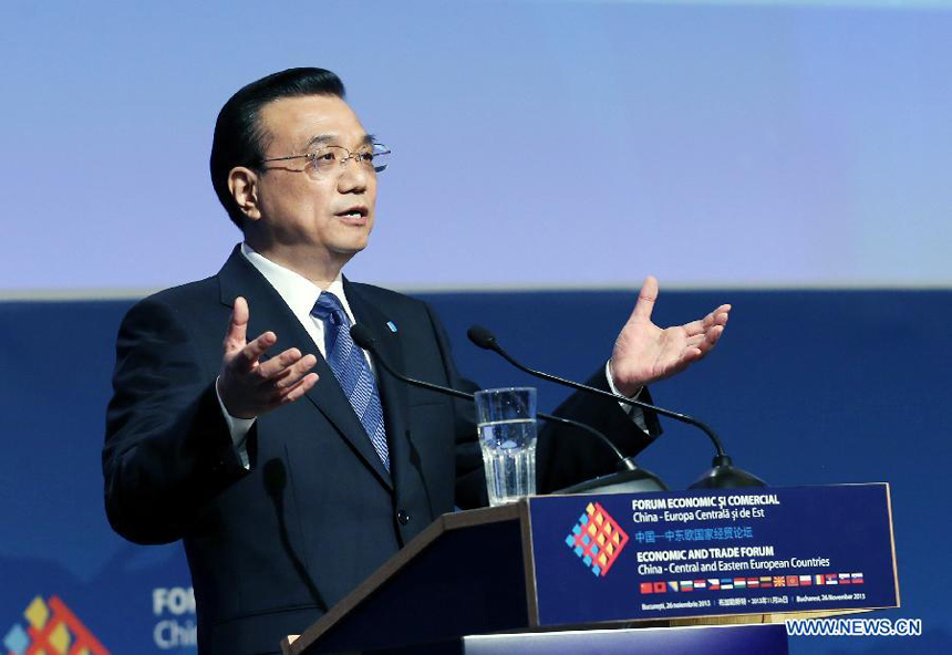 Li addresses opening ceremony of Economic and Trade Forum of China-CEE ...