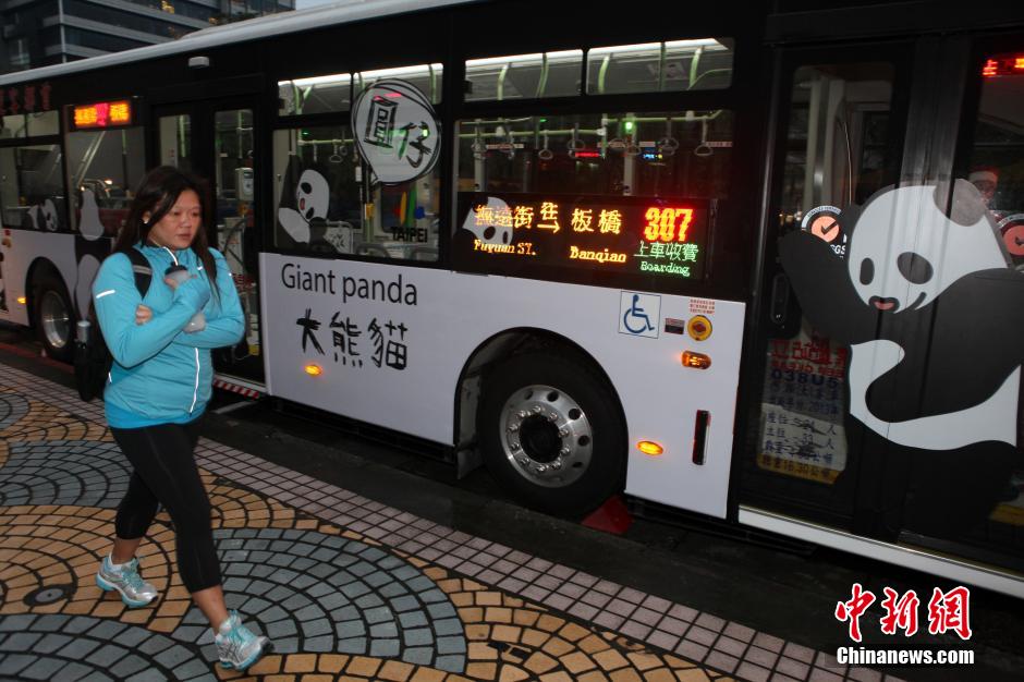 30 panda-themed buses operate in Taipei- China.org.cn