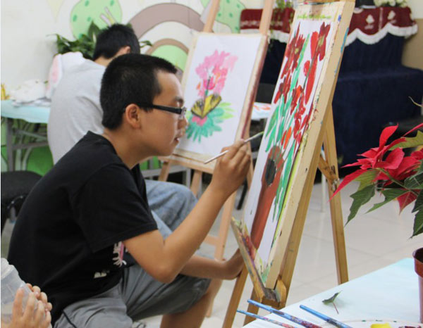 Overcoming autism through art - China.org.cn