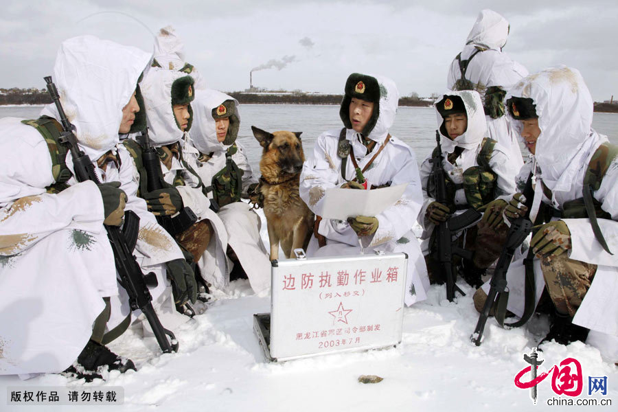 Chinese army dogs safeguard China-Russia border- China.org.cn