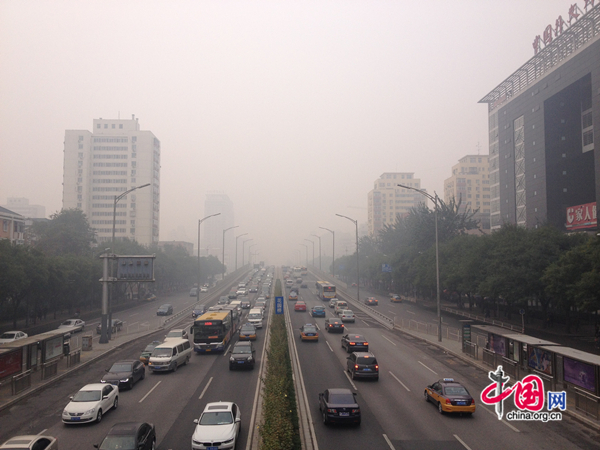 Alert continues for severe north China smog - China.org.cn