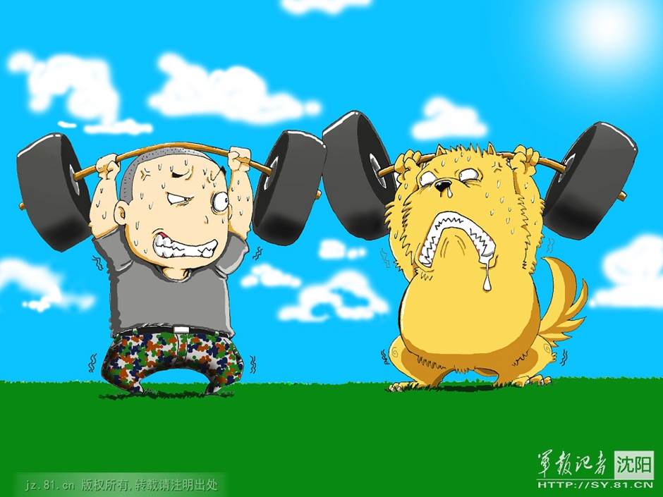 Lovely cartoons of PLA- China.org.cn