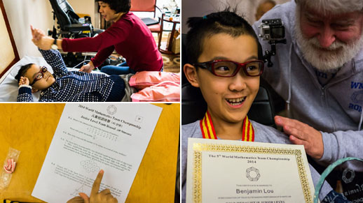 A talented child with SMA- China.org.cn