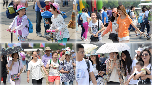 Beijing sizzled by heat wave- China.org.cn
