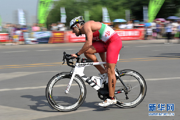 Int’l Triathlon Competition held in Ningxia _ China.org.cn