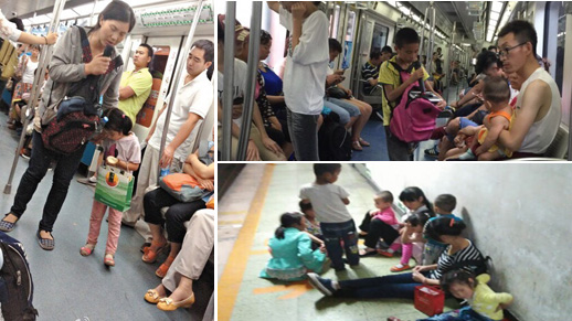 Child beggars increase on Beijing's subways- China.org.cn