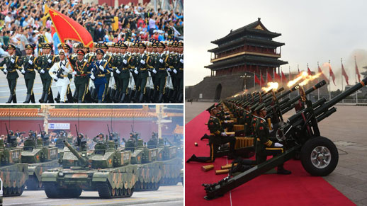 V-day parade rehearsed in Beijing- China.org.cn