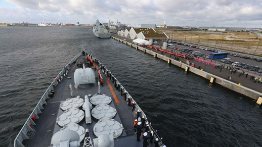 Chinese navy fleet visit Denmark - China.org.cn