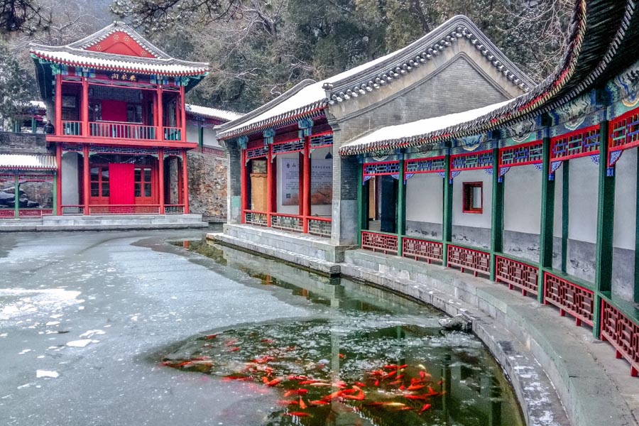 Beijing Fragrant Hills Park in winter - China.org.cn