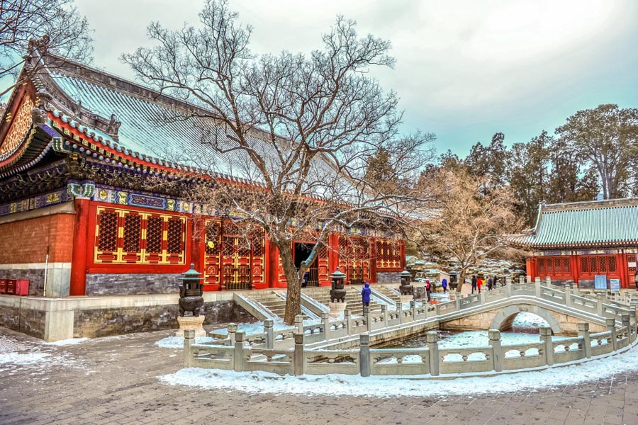 Beijing Fragrant Hills Park in winter - China.org.cn