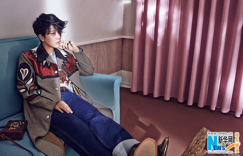 Pop music star Li Xiaoyun releases fashion shots- China.org.cn