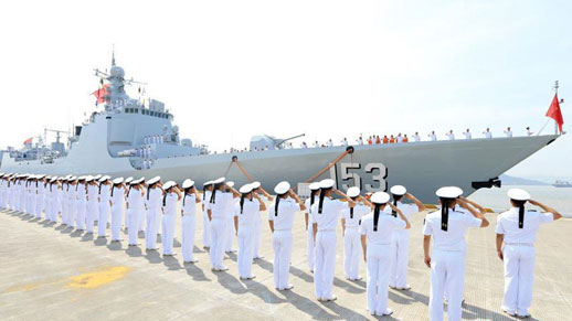 Chinese naval fleet sails out for RIMPAC drills- China.org.cn