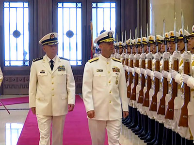 PLA navy chief urges China-US co-op in handling South China Sea - China ...