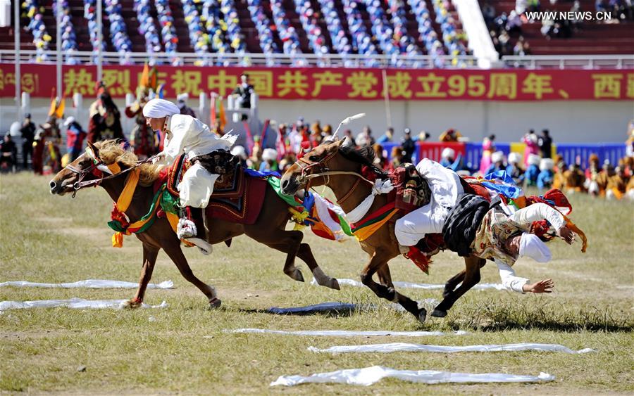Horse racing festival kicks off in Tibet- China.org.cn