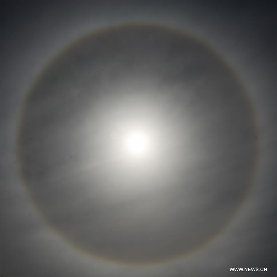 Solar halo seen in South Africa- China.org.cn