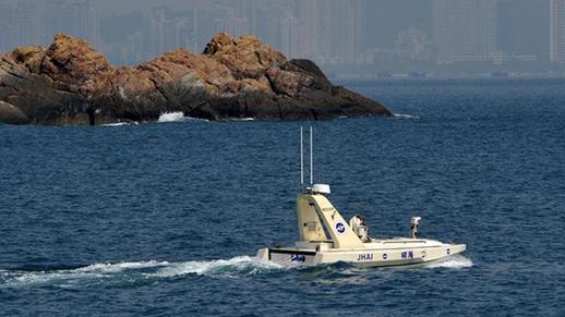 Unmanned boats used for geological survey- China.org.cn