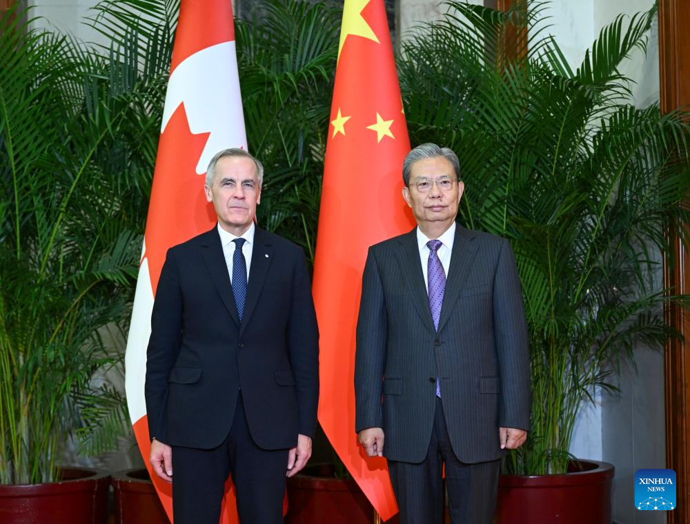 China's top legislator meets Canadian PM_China's Diplomacy in the New Era
