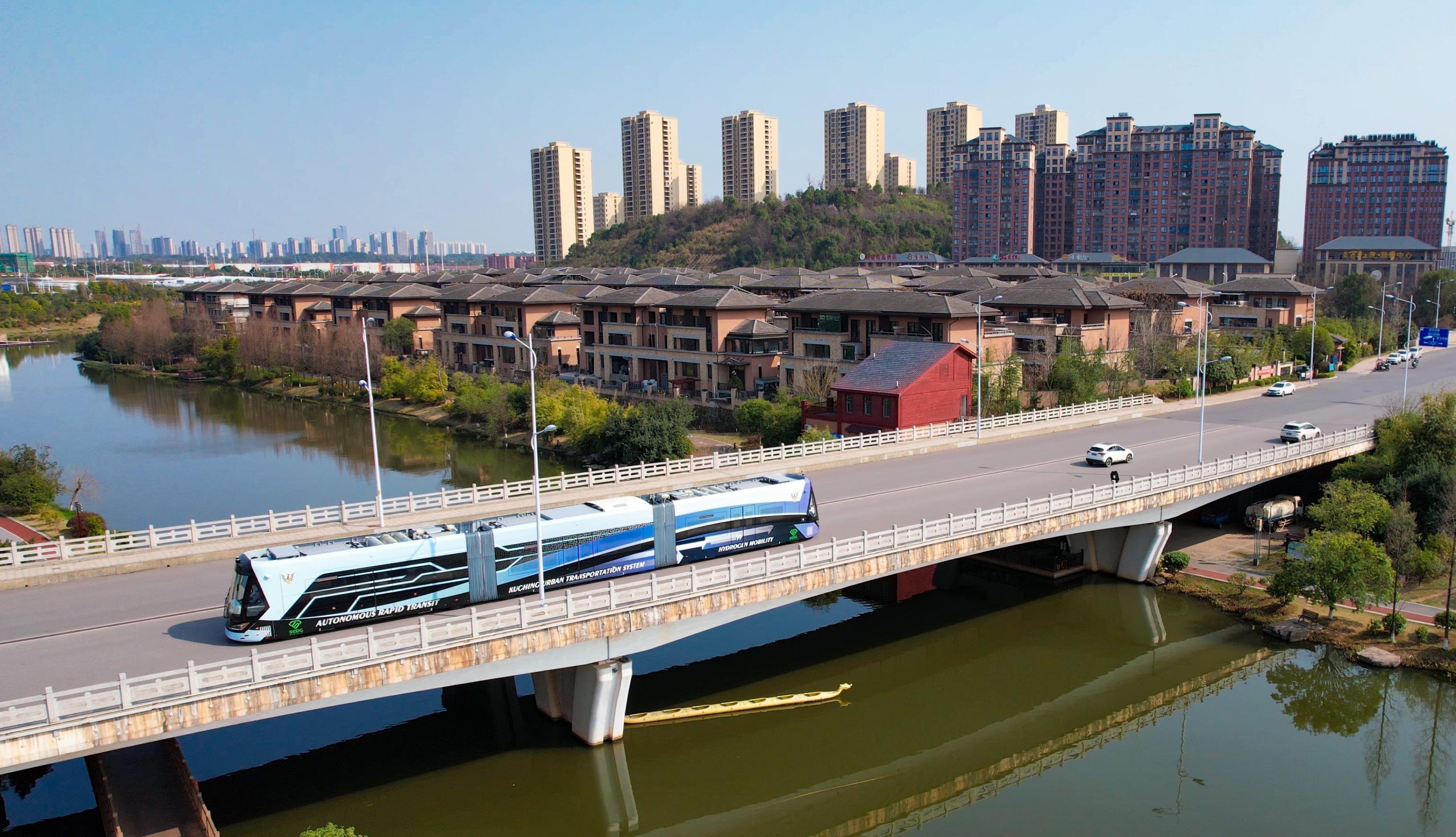 Le premier tramway à hydrogène au monde de fabrication chinoise bientôt ...