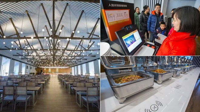 Gesichtserkennung: High-Tech-Essen in der Mensa_China.org.cn