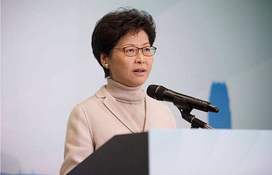 Carrie Lam beteiligt sich an Wahl der Bezirksräte_China.org.cn