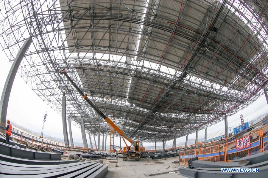 Sitio en construcción de la terminal T3 del Aeropuerto Internacional ...